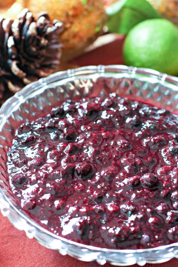 Wild Blueberry Relish Recipe for Thanksgiving