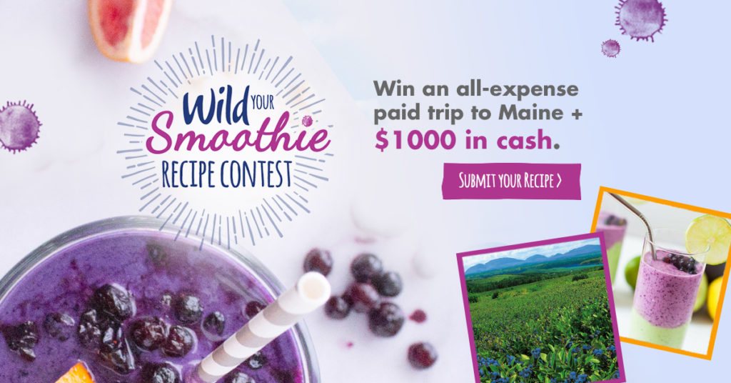 It’s Wild Your Smoothie Recipe Contest Time! | Wild Blueberries